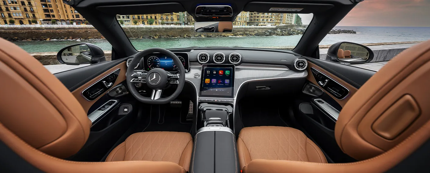 Mercedes Convertible Beige Interior