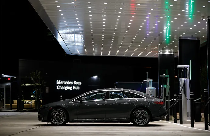 Mercedes eq power charge store