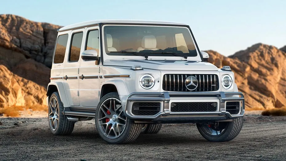 Mercedes G Wagon Silver