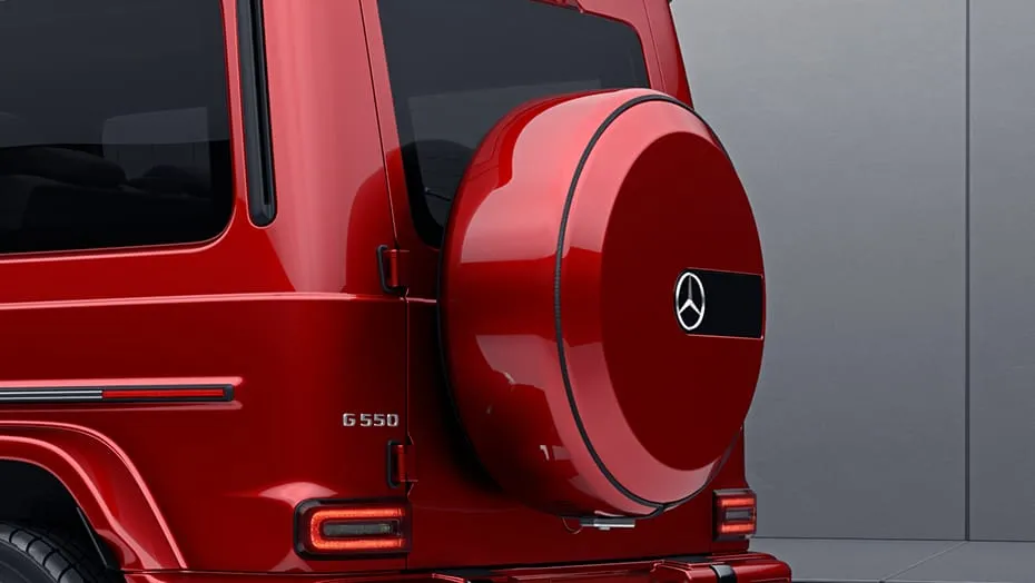 Red Mercedes G Class Suv