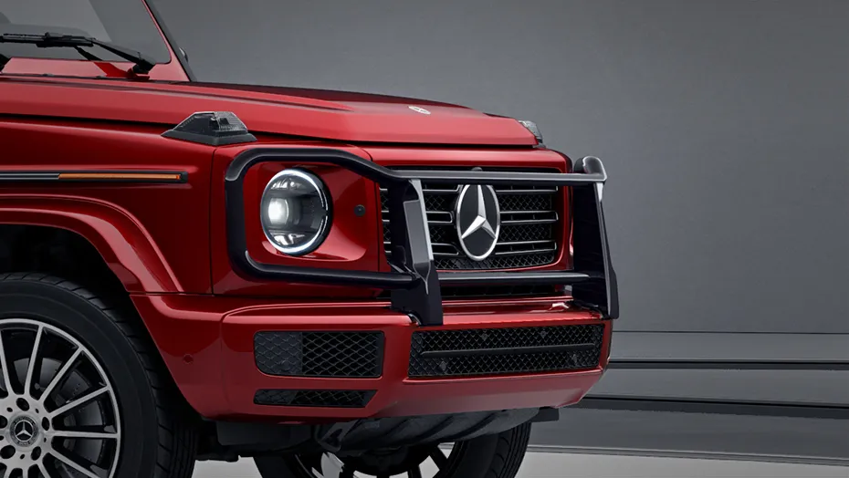 Red Mercedes G Class Suv