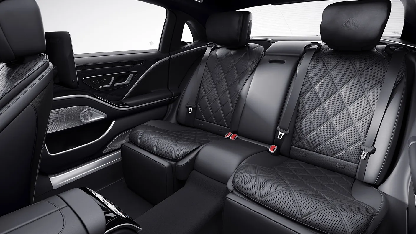 Mercedes S Class 2022 Interior Rear